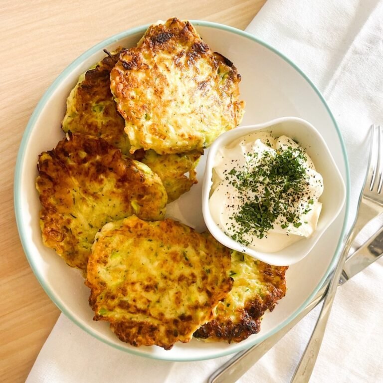Courgette Fritters Recipe - Just Simple Recipes
