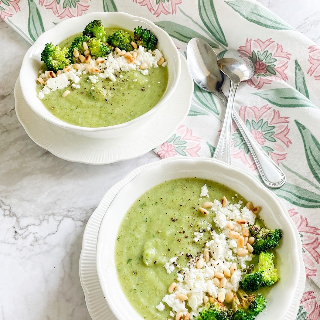 Broccoli Feta Soup (So Easy) - Just Simple Recipes
