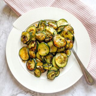 How to cook courgettes - Sauteed Courgettes - Just Simple Recipes