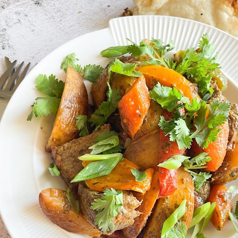 Ojakhuri Georgian Meat Stew Recipe - Just Simple Recipes