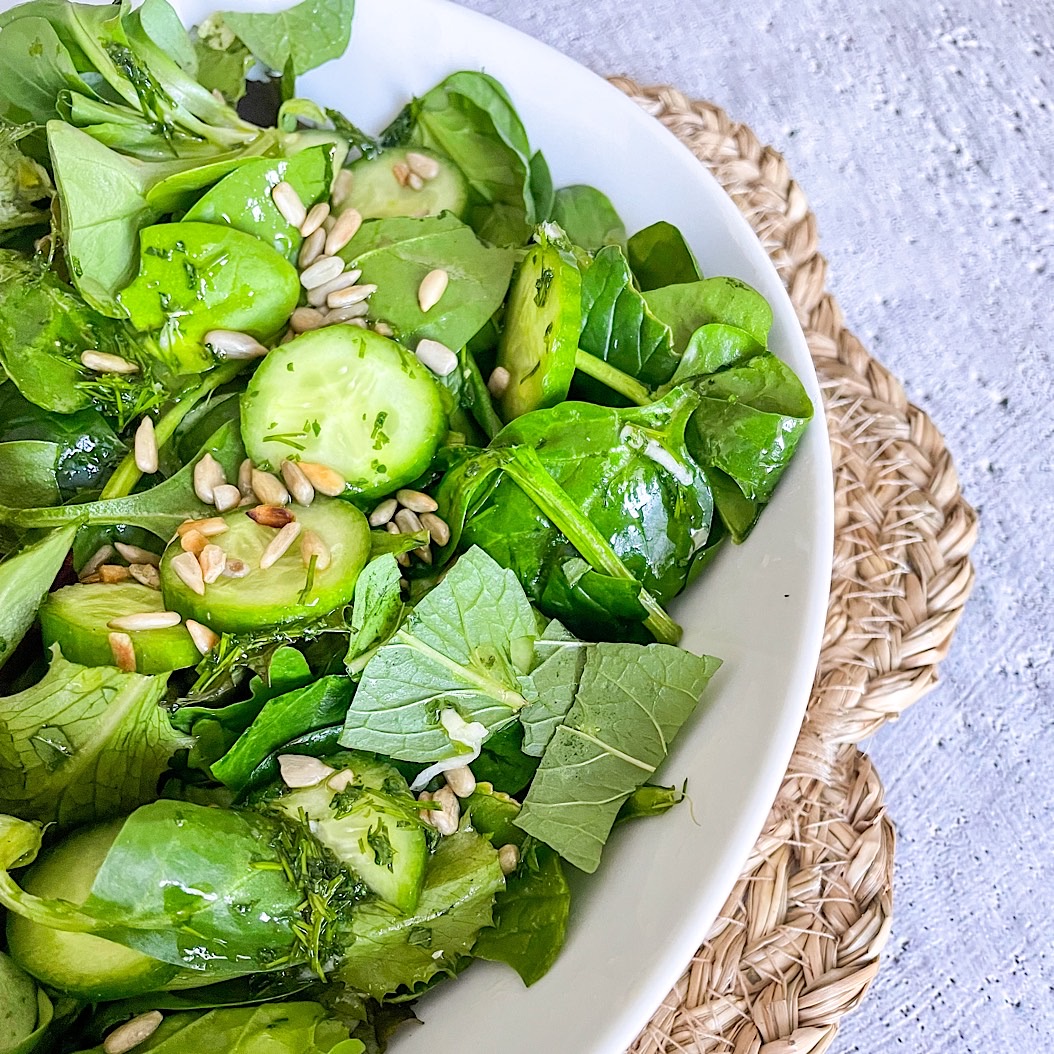 Cucumber and Mint Salad Recipe - Just Simple Recipes