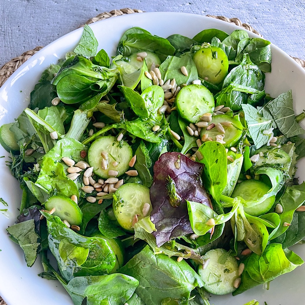 Cucumber and Mint Salad Recipe - Just Simple Recipes
