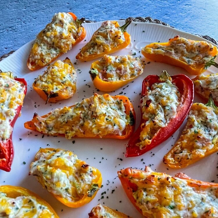 Stuffed Mini Peppers Recipe - Just Simple Recipes