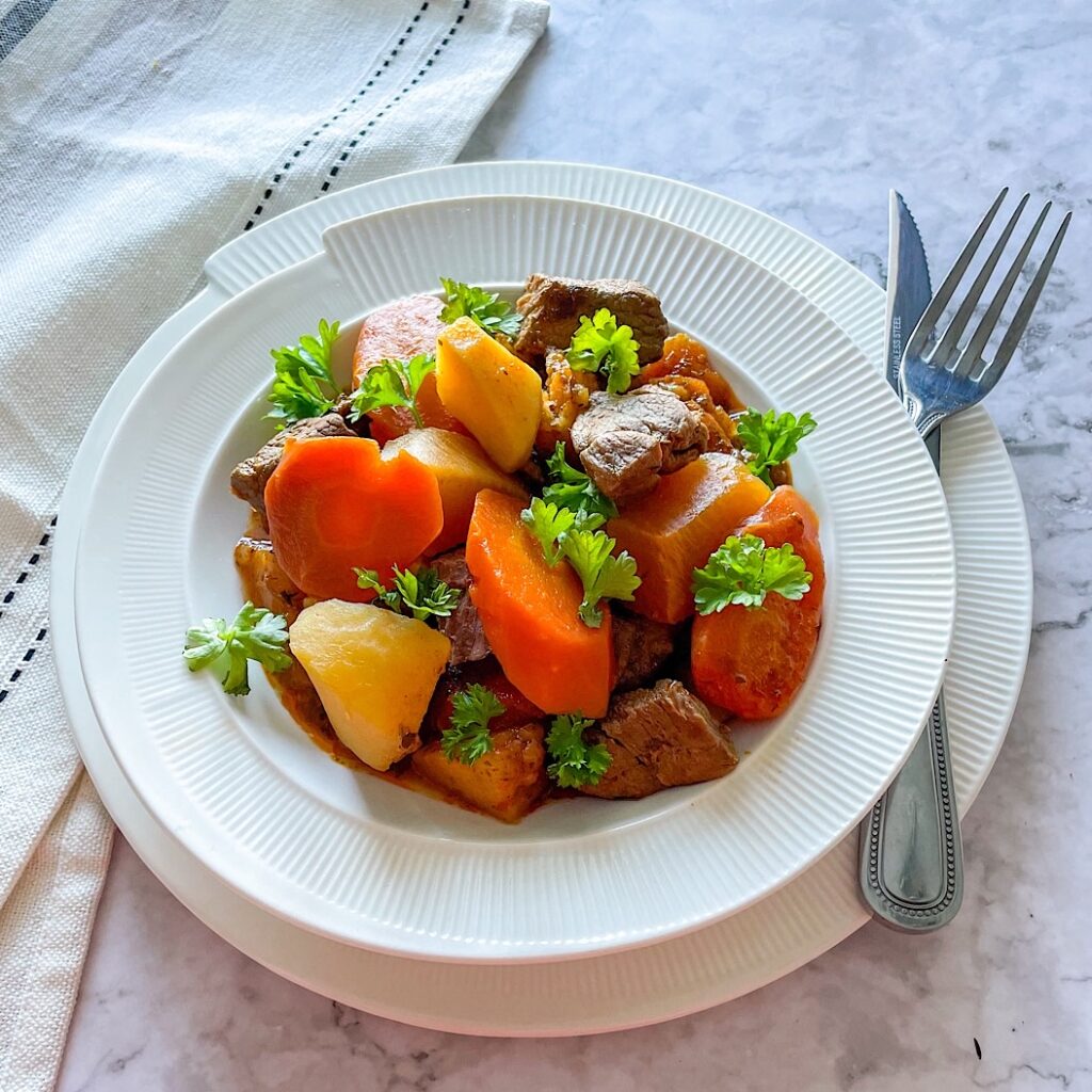 Russian Beef Stew Recipe - Just Simple Recipes