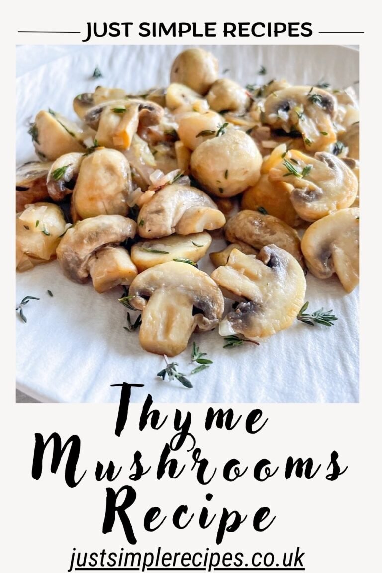 Easy Thyme Mushrooms Recipe - Buttery, Herby and Ready in 15 Minutes