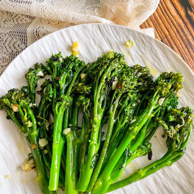Garlic Broccolini Recipe - Ready in Under 10 Minutes! - Just Simple Recipes
