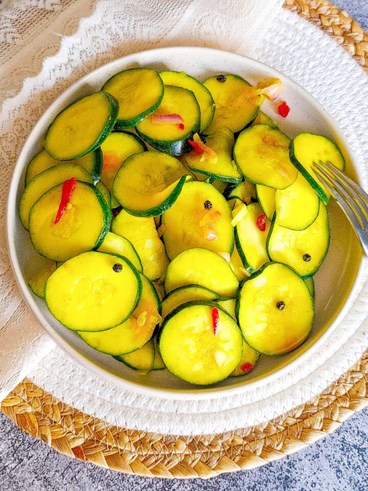 How to cook courgettes - Sauteed Courgettes - Just Simple Recipes