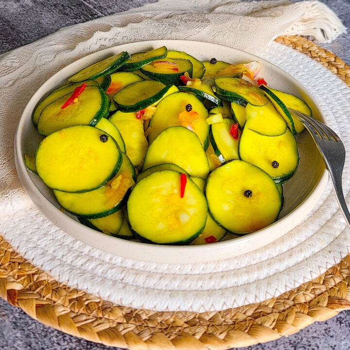 Pickled Courgettes Recipe - Just Simple Recipes