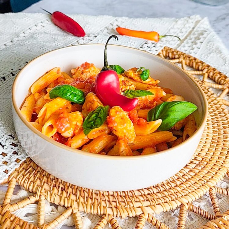 Chicken Arrabiata Pasta Recipe - Just Simple Recipes