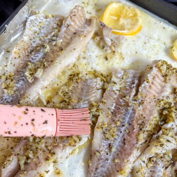 Easy Baked Pollock Recipe with Garlic Butter and Lemon - Just Simple ...