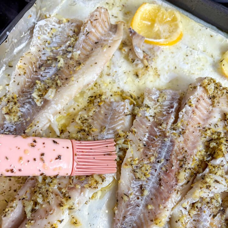 Easy Baked Pollock Recipe with Garlic Butter and Lemon - Just Simple ...